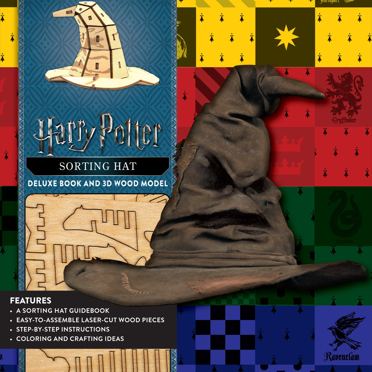 IncrediBuilds: Harry Potter: Sorting Hat Deluxe Book and Model Set ...